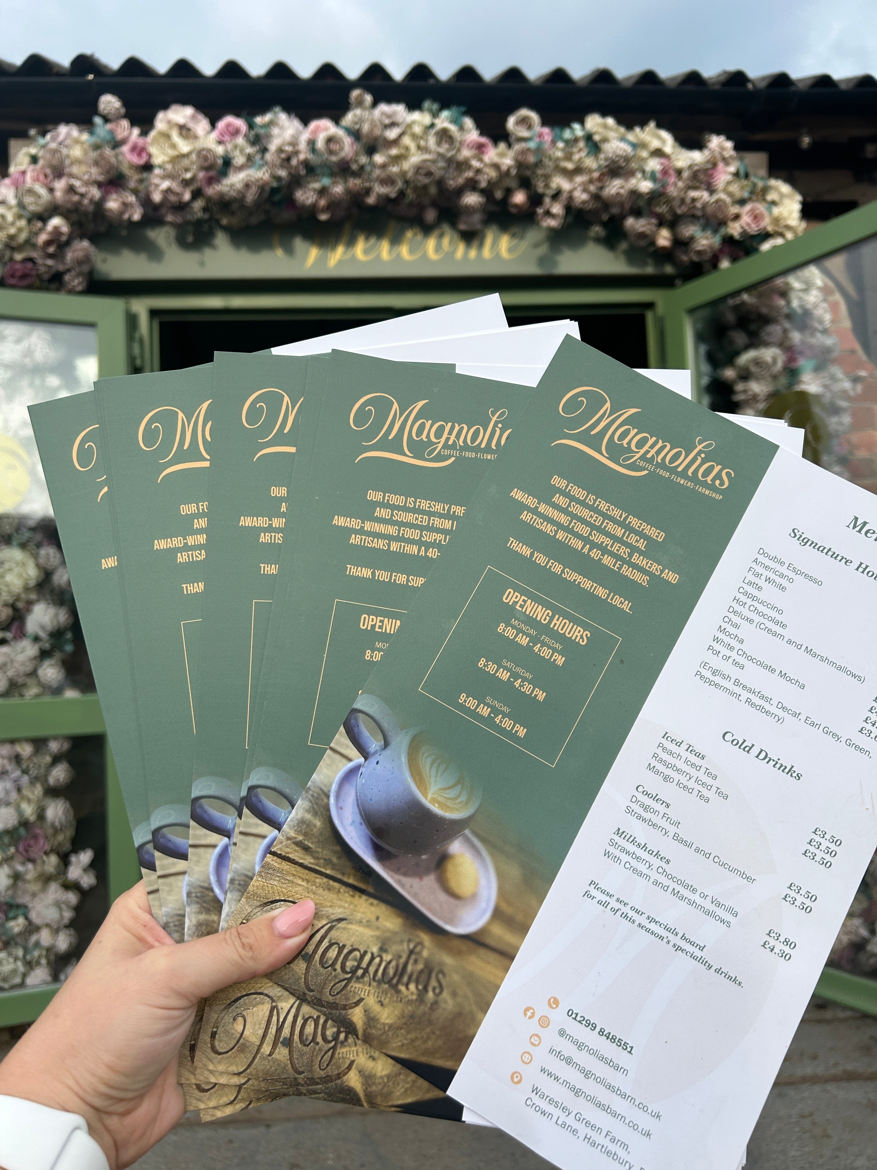 Menu – Magnolias